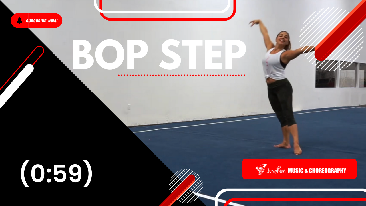 Bop Step 0:59 Floor Routine – Jumptwist